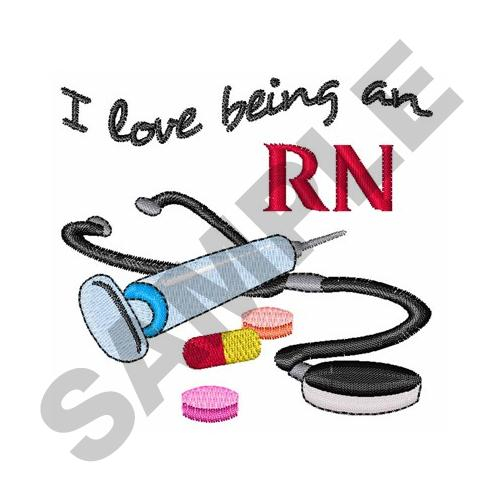 RN Embroidery Design - Uniformes Puerto Rico | Uniformes de enfermería ...